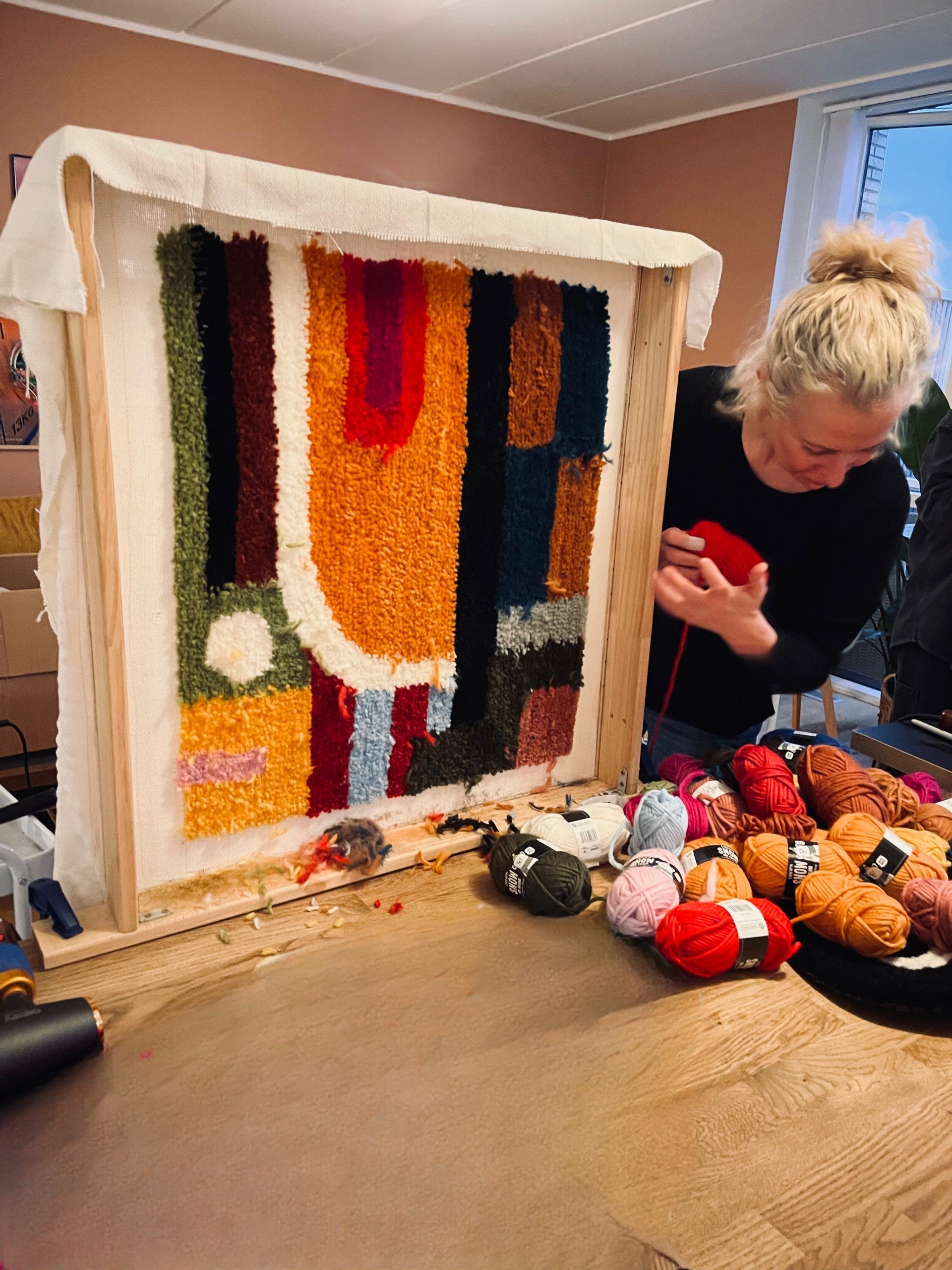 Tufting Workshops - Lær at tufting i Malling - Tufting Studio